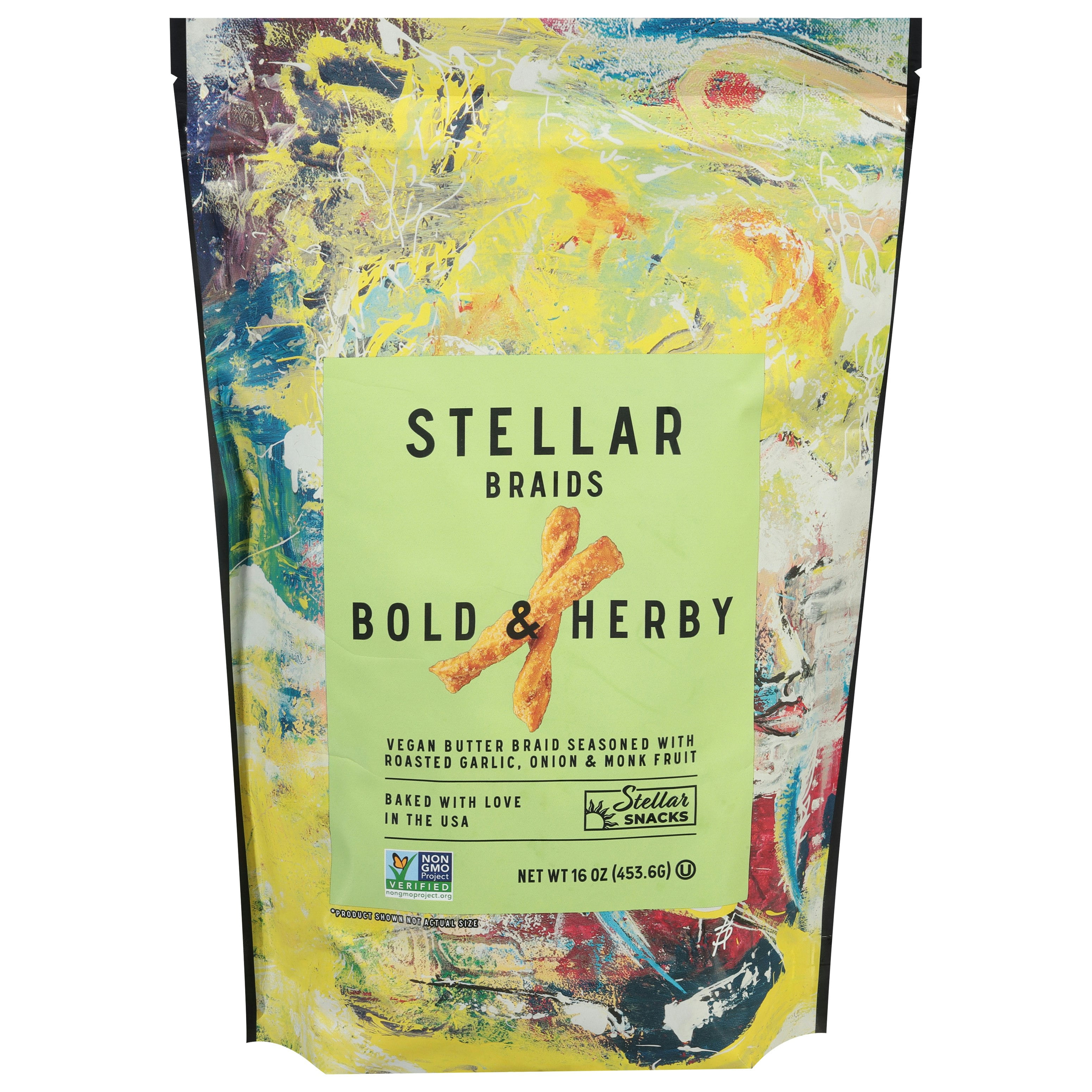 Stellar Snacks Pretzel Braids Bold Herby 16 oz (Pack Of 12) - Walmart.com