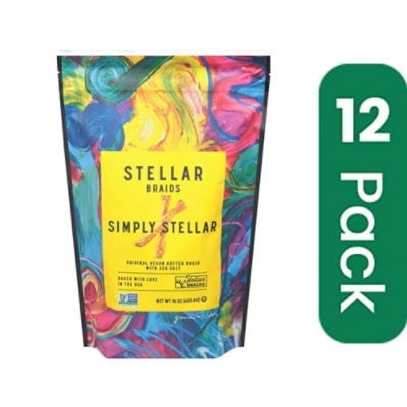 Stellar Snacks Pretzel Braids Simply Stellar 16 oz (Pack Of 12) - Walmart.com