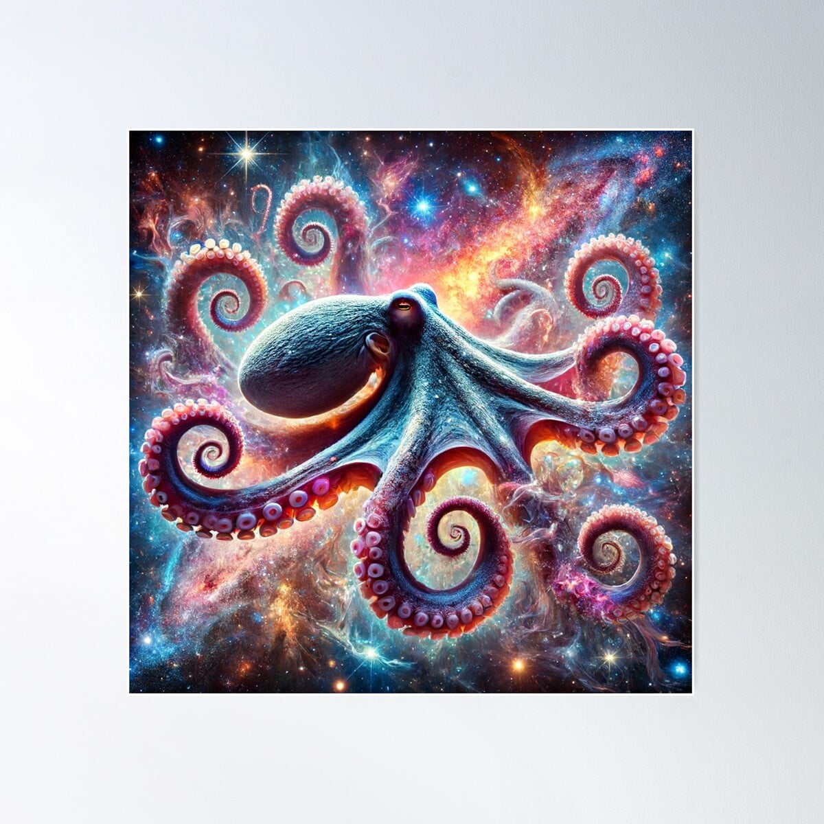 Stellar Symphony Poster Wall Art, Modern Wall Decor For Living Room ...