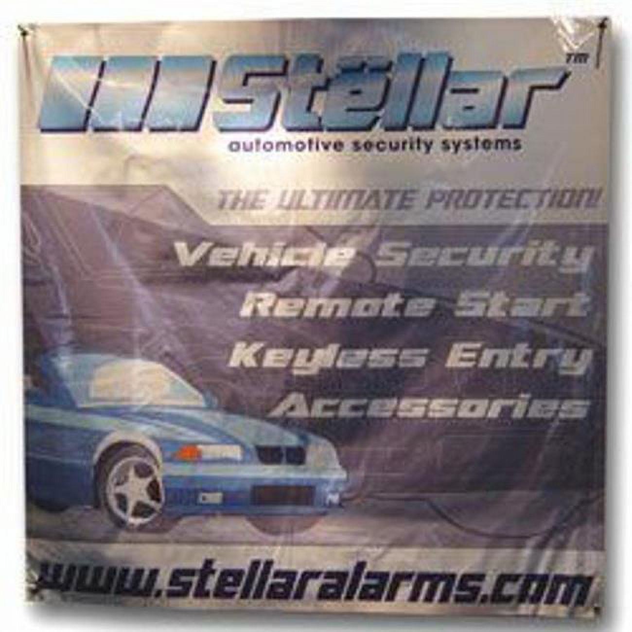 Stellar Vehicle Security 120754 48 x 48 in. Stellar Color Banner ...