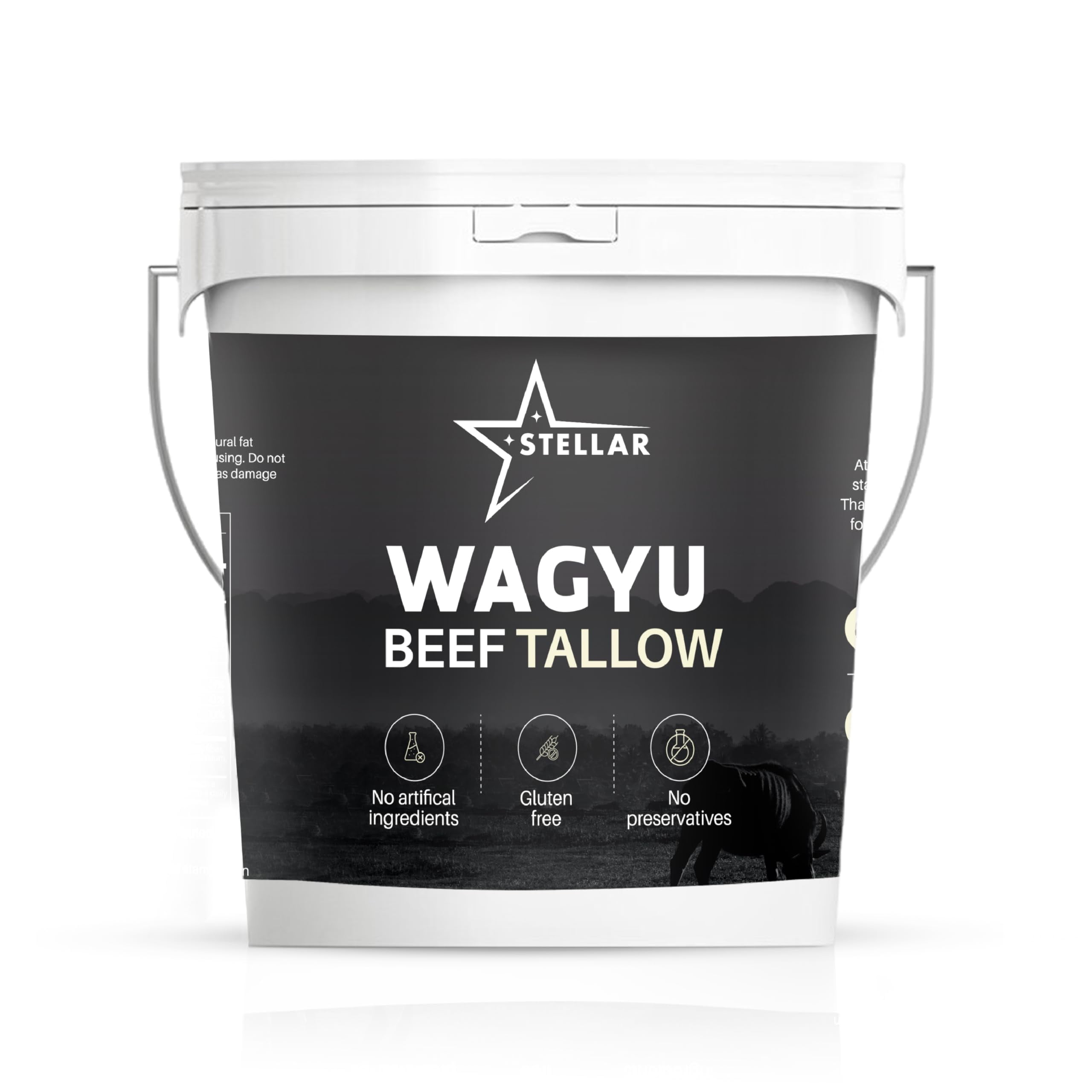 Stellar Wagyu Beef Tallow OKA4 - Premium 100% Pure Rendered Beef Fat ...