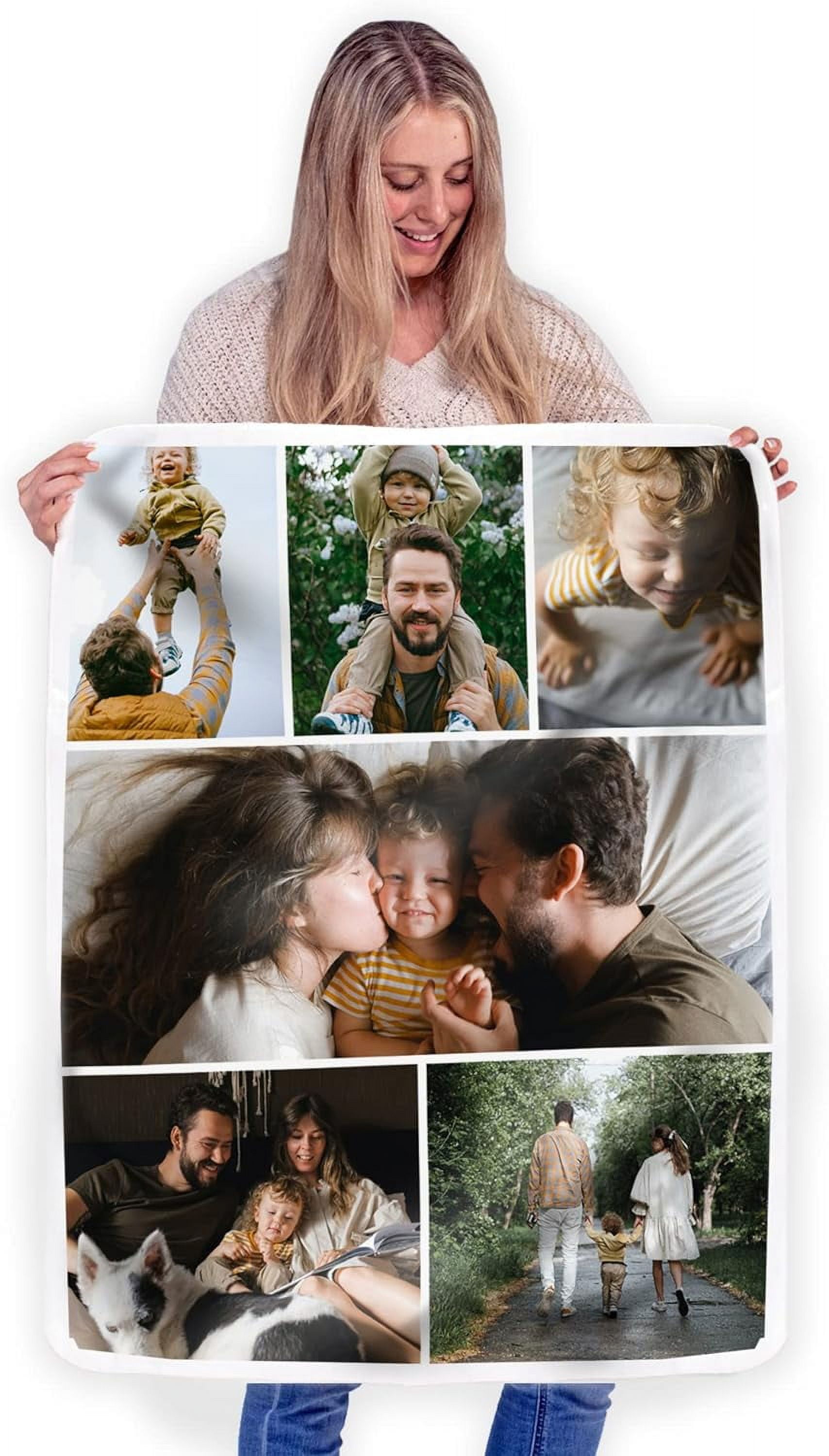 StellarStyle Custom Blanket Photos and Text, Fully Customizable with ...