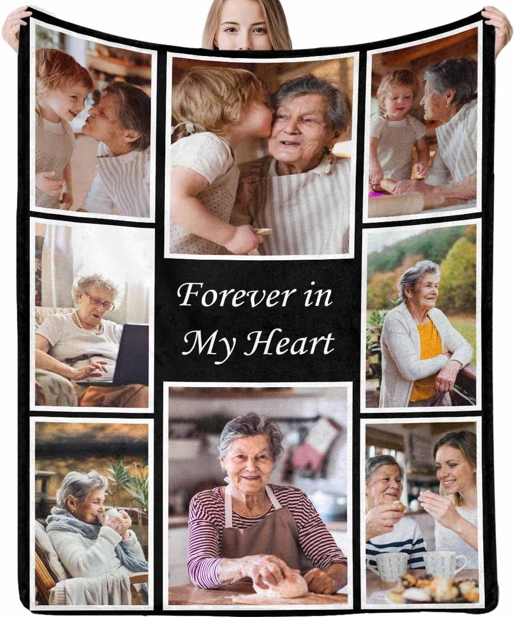 StellarStyle Customized Blanket with Picture Your Text Here 10 Photos ...