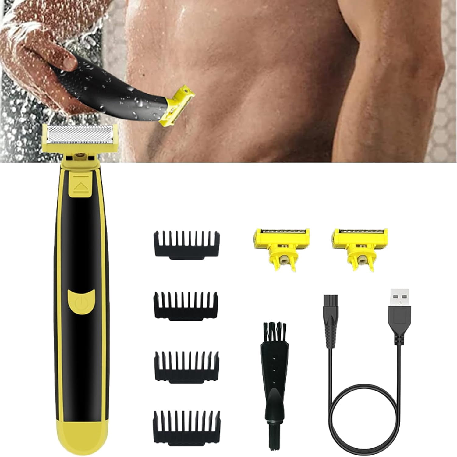 Stellaya Shaver Men, Stellaya Shaver, Full Body Washed Wet & Dry Shaver ...