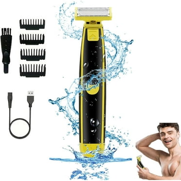 Gowinsee Men's Back Hair Shaver with Adjustable Length Handle, Wet or ...