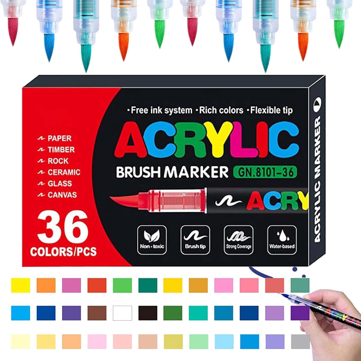 Stellaya - Stellaya Straight Liquid Acrylic Marker,2025 New Stellaya ...