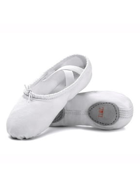 Oooh Geez Women's Pom Pom Ballet Slippers, Cozy Fuzzy Plush House Shoes ...