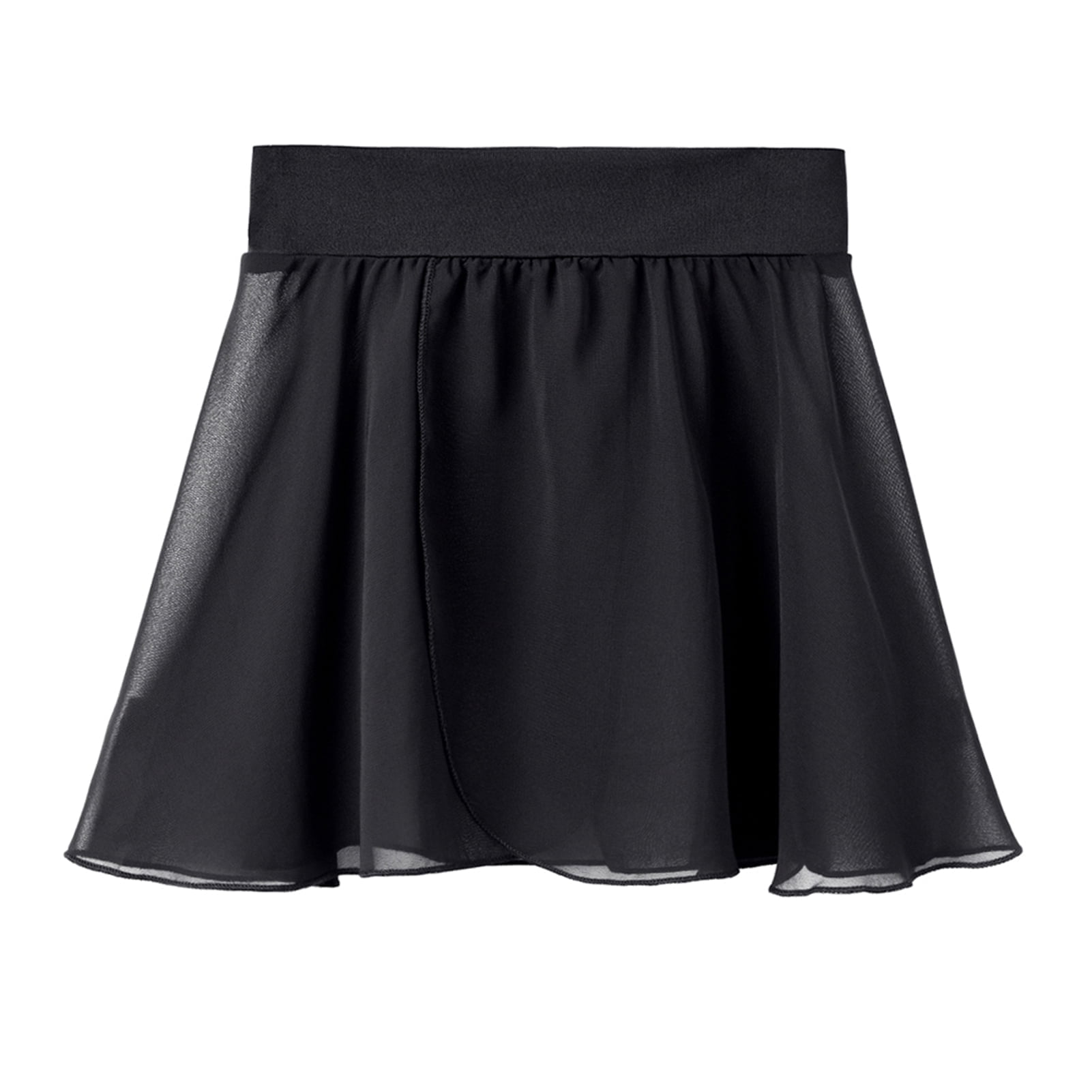 Stelle Girls' Ballet Skirt Chiffon Wrap Dance Skirt,Elastic Waisted ...