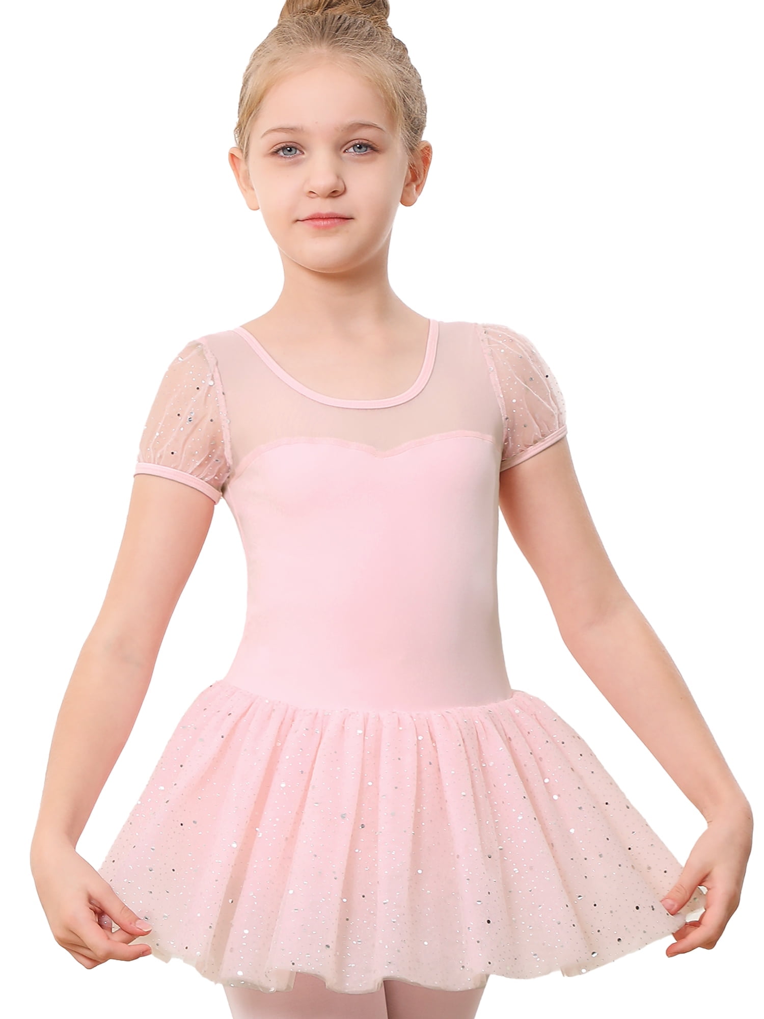 Stelle Toddler Girls Puff Sleeve Sequins Tutu Ballet Dress,Ballet ...