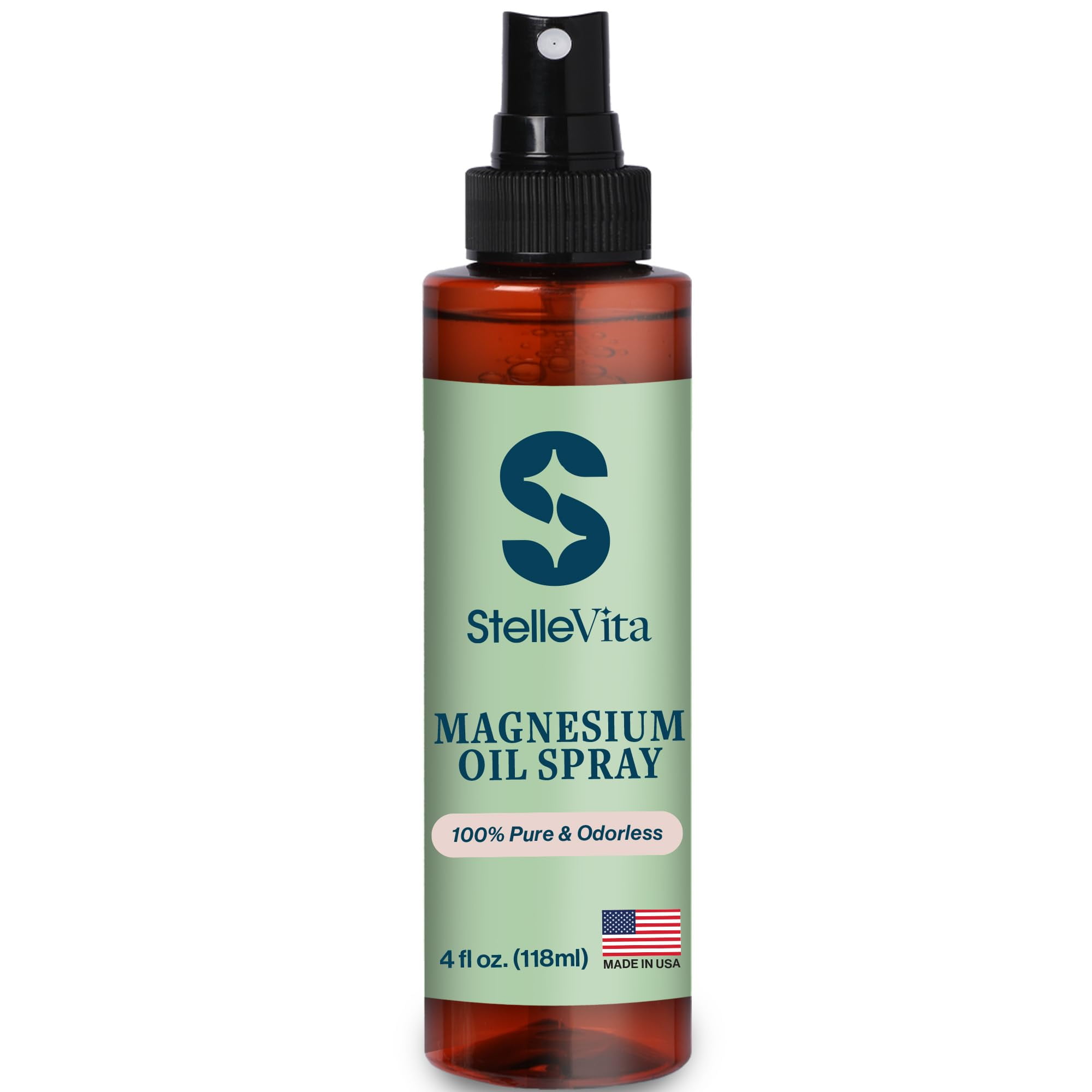 StelleVita Pure Magnesium Oil YYF14 Spray 4oz - Extra Strength Topical ...