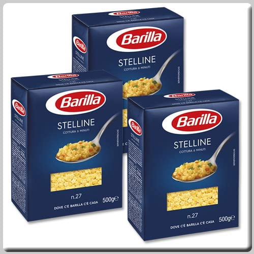 Stelline Made in Italy 16.7 Oz (500g) (Pack of 3) - Walmart.com