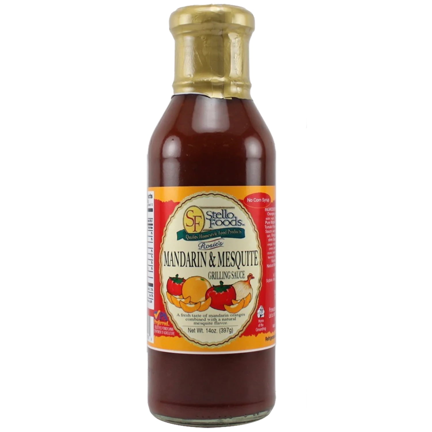 Stello Foods - Rosie's Mandarin Mesquite Grilling Sauce 14 oz - Walmart.com