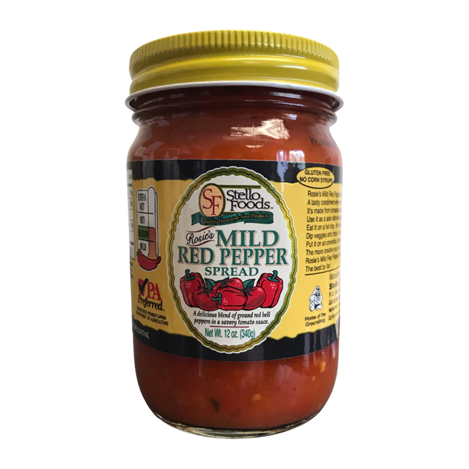 Stello Foods - Rosie's Mild Pepper Spread 12 oz - Walmart.com