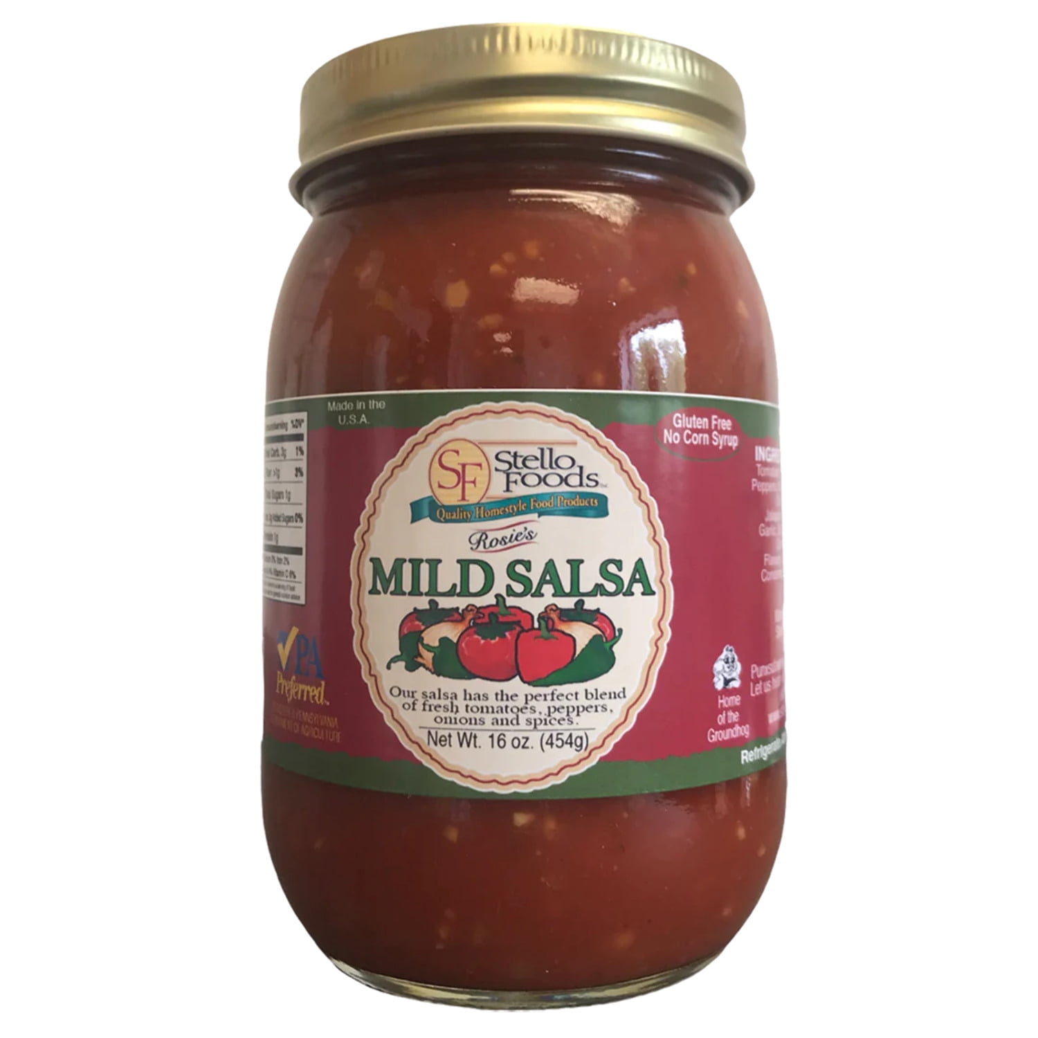 Stello Foods - Rosie's Mild Salsa 16 oz - Walmart.com