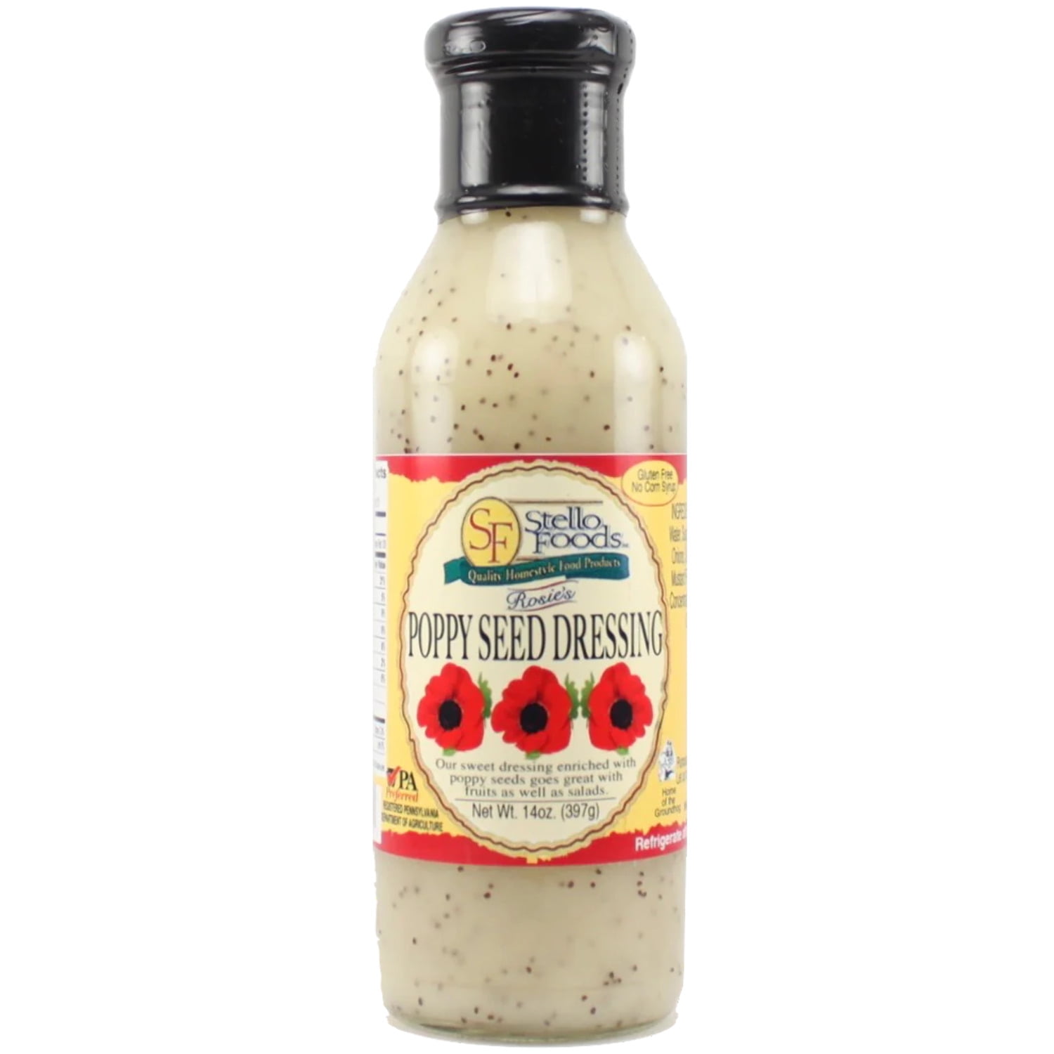 Stello Foods - Rosie's Poppy Seed Dressing 14 oz - Walmart.com