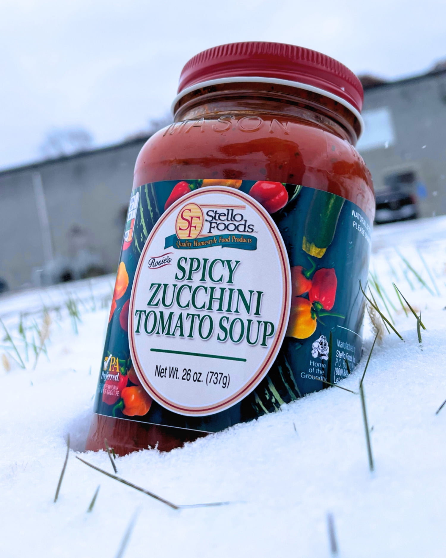 Stello Foods - Rosie's Spicy Zucchini Tomato Soup 26 oz, PA Preferred ...