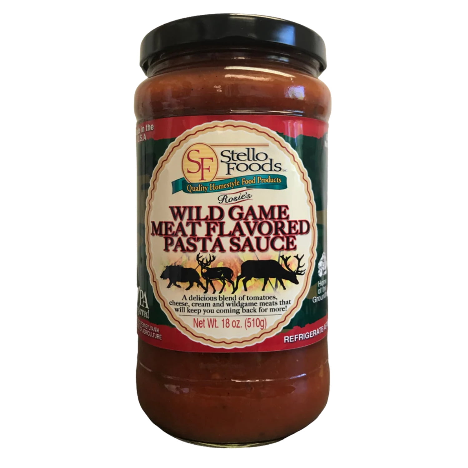Stello Foods - Rosie's Wild Game Meat Flavored Sauce 18 oz - Walmart.com