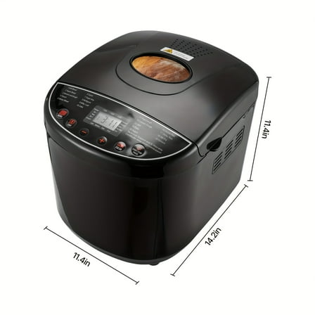 Breadman 2.5lb. Bakery Pro Bread Machine, Black/Stainless Steel ...