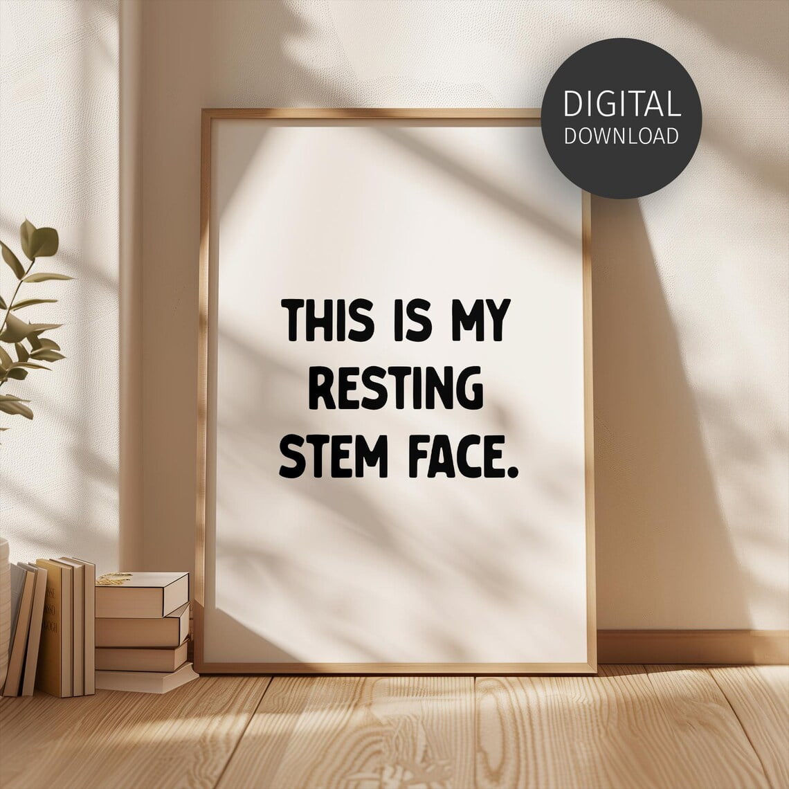 Stem Classroom Poster, Wall Art For Motivational High School Decor ...