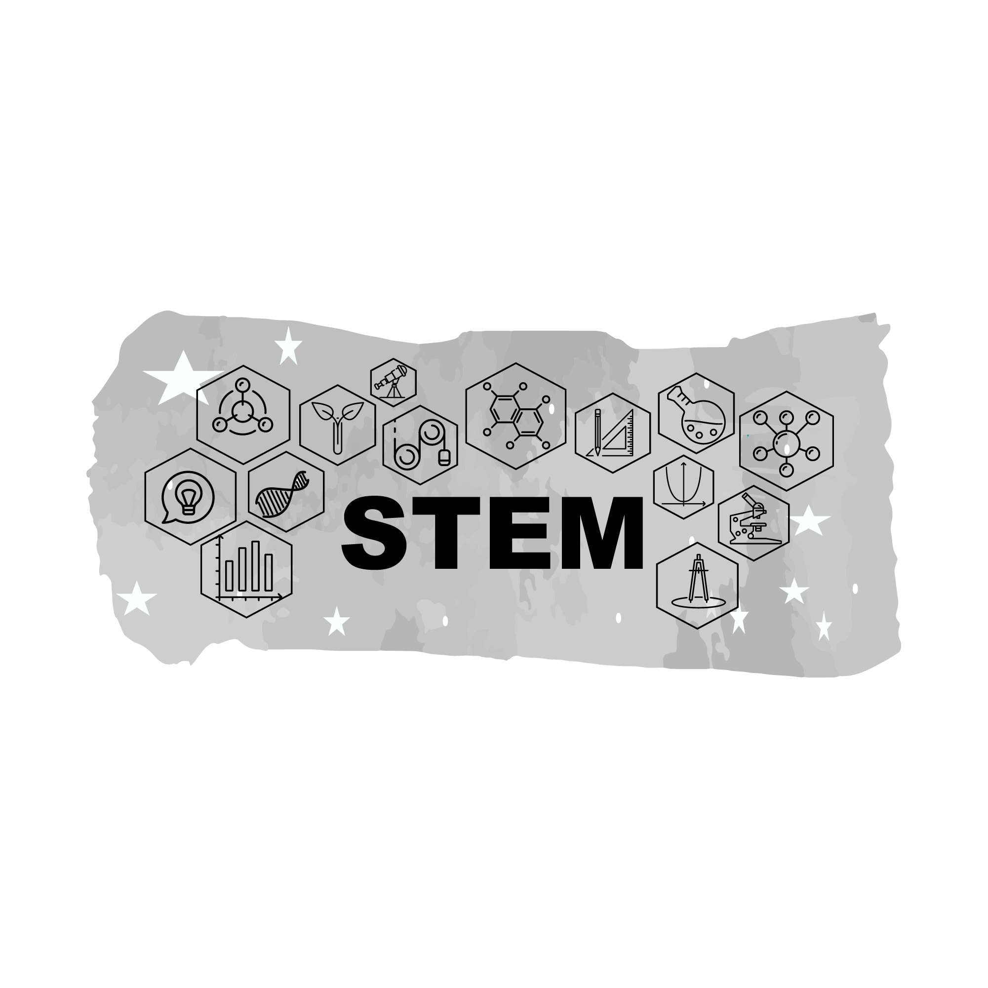 Stem Lab Science Classroom Wall watercolor Design Wall Art Sticker ...