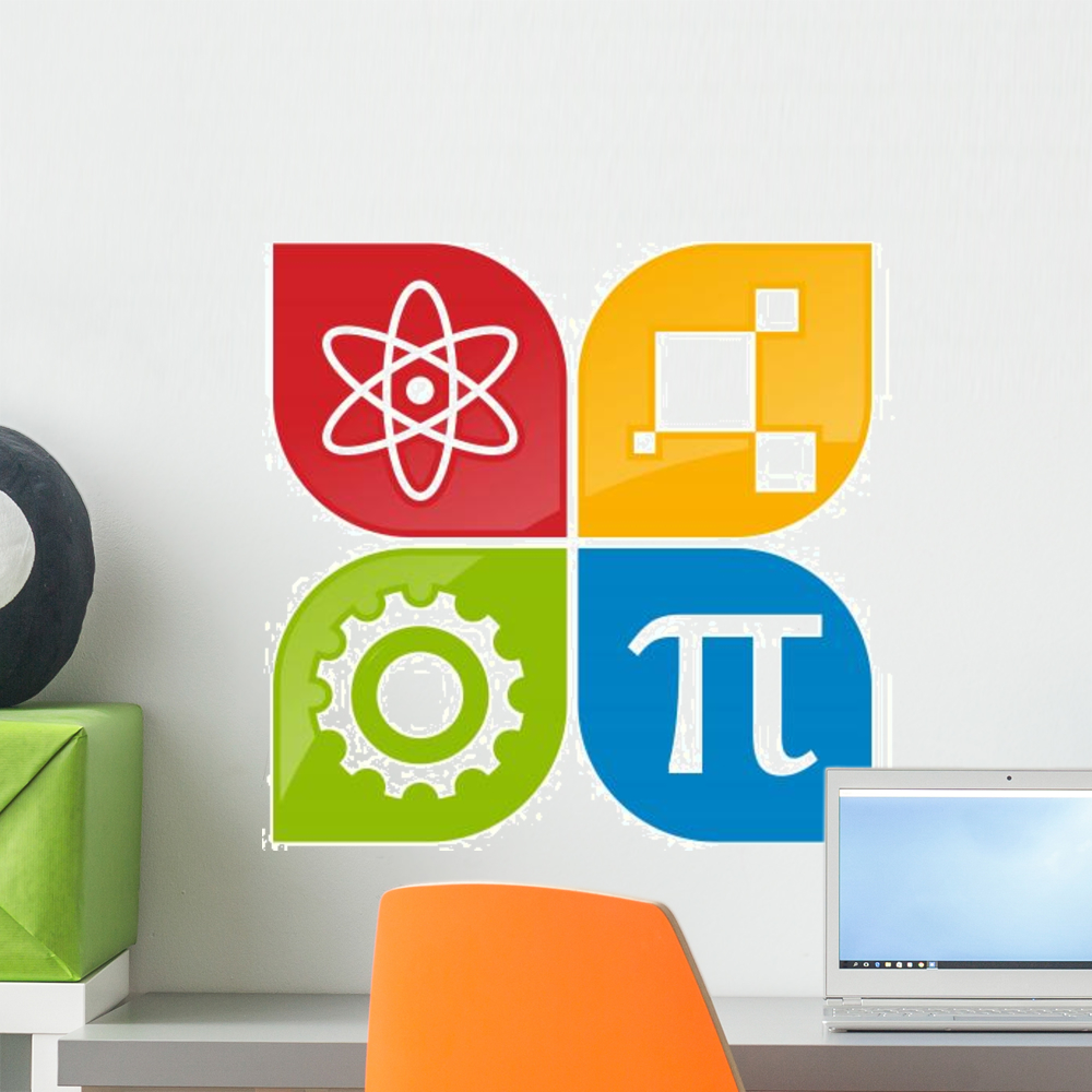 Stem Wall Mural Decal Sticker, Wallmonkeys Peel & Stick Vinyl Graphic ...