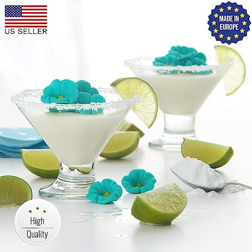 Stemless Martini Glasses Set of 6, Mini Martini Glass Set 5.5 oz, Tiny ...