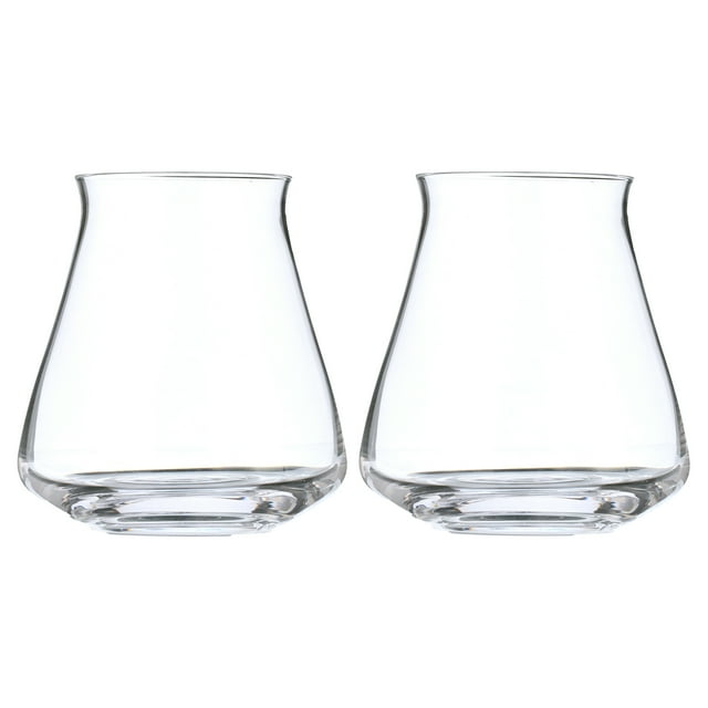 Stemless Teku Barrel Aged Beer Glass - Craft Beer Tulip Taster or Small ...