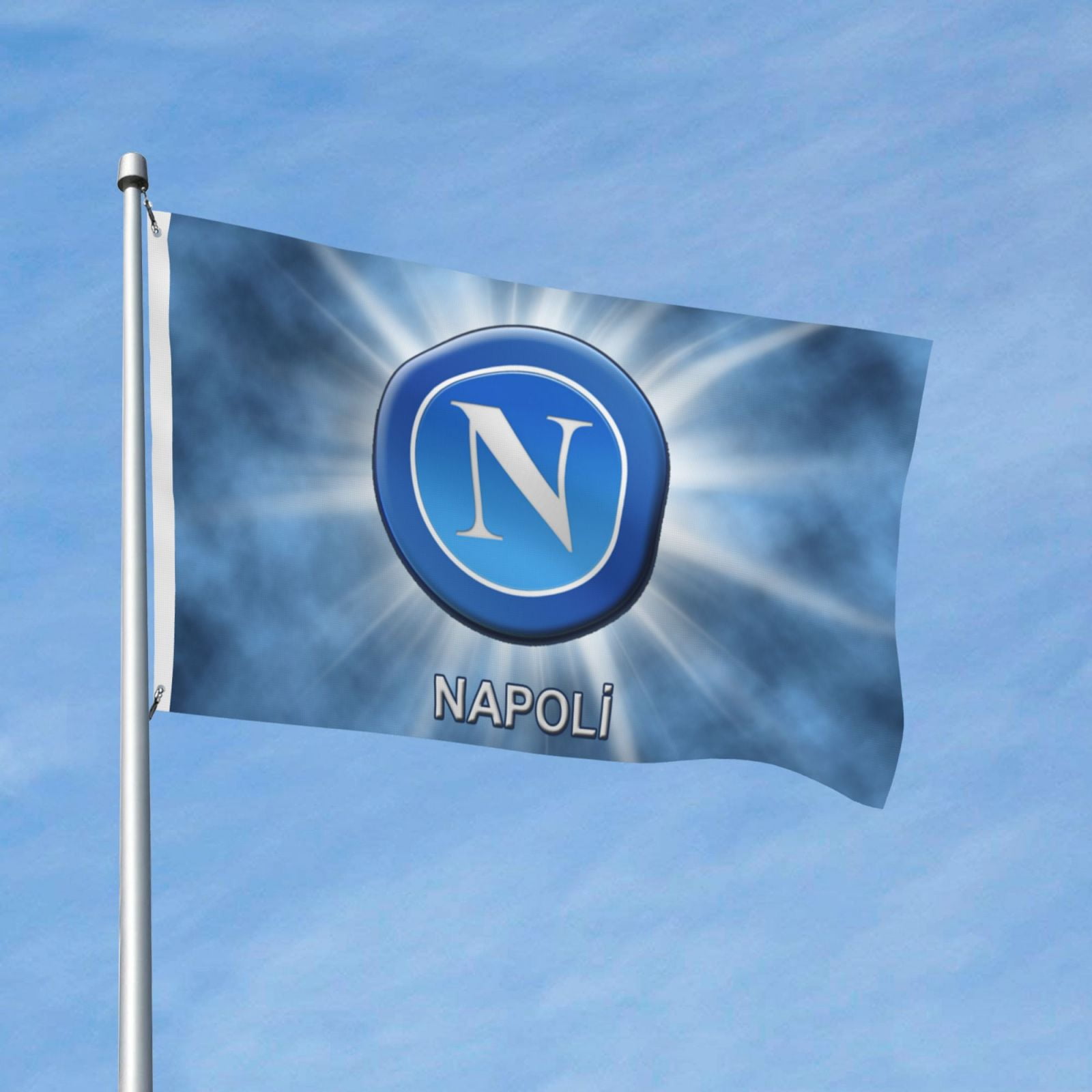 Stemma Napoli Calcio 2017 Banner 3x5 Ft Flag,Double Sided Printed Flag ...