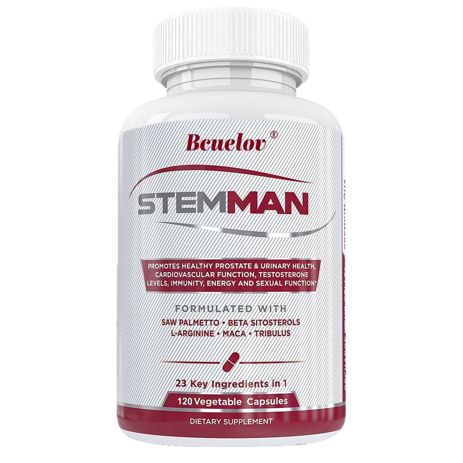 Stemman Supplement - with Saw Palmetto, Beta Sitosterols, L-Arginine ...