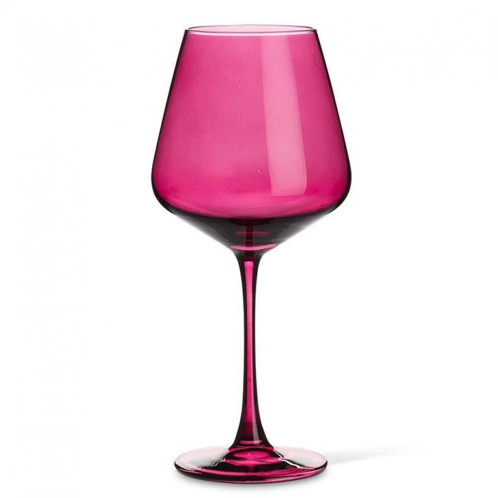 Stemmed Burgundy Color Red Wine Glass - Walmart.com