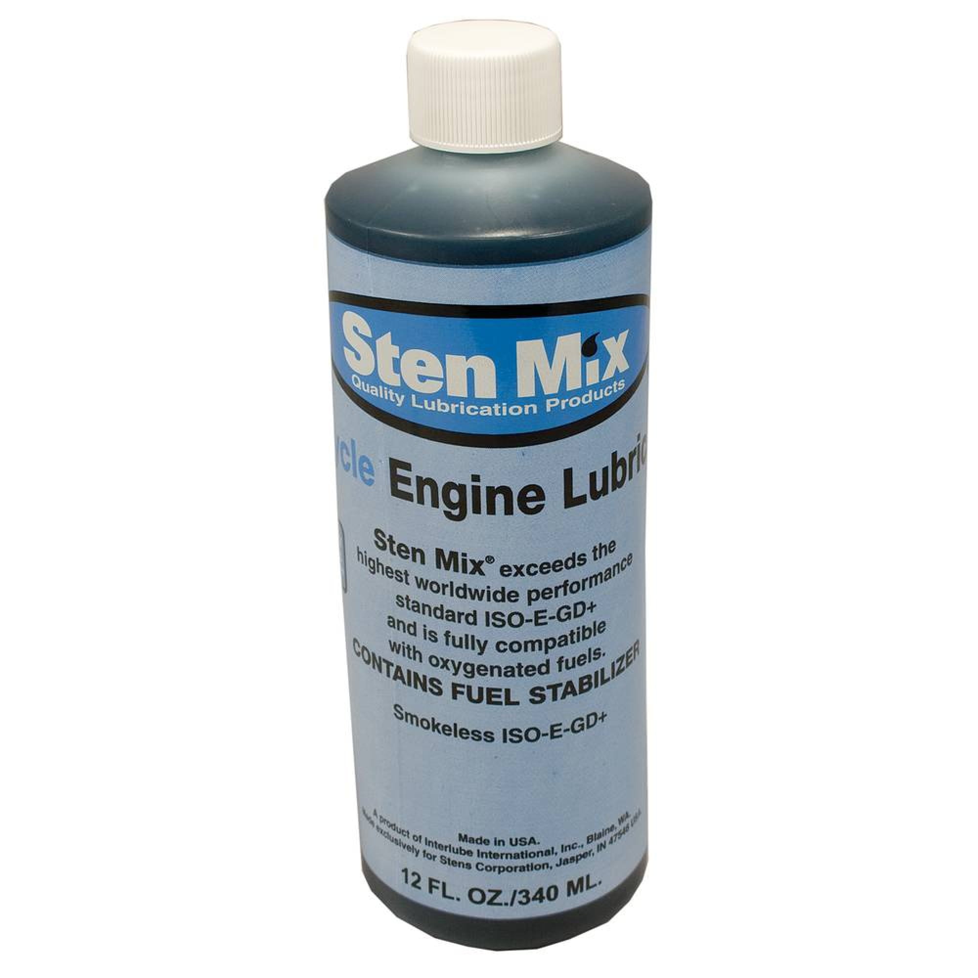 Sten Mix 2-Cycle Oil Replaces, 12 oz. bottle, 770-065 Lesco 50566 ...