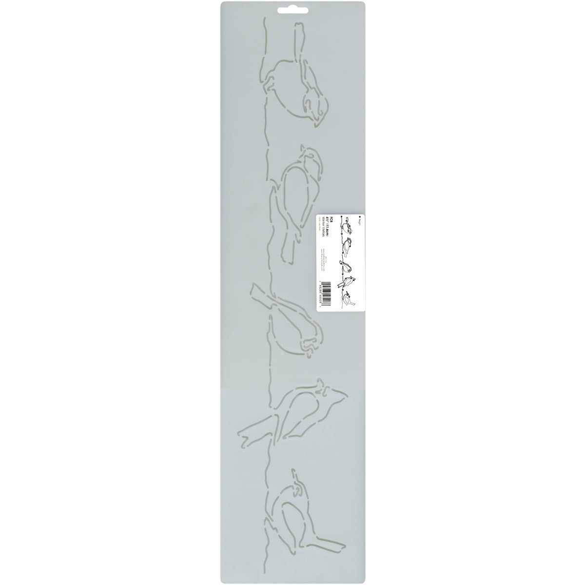 Sten Source Quilt Stencils By Julie Mullin-4-1/2" Birds On A Wire ...
