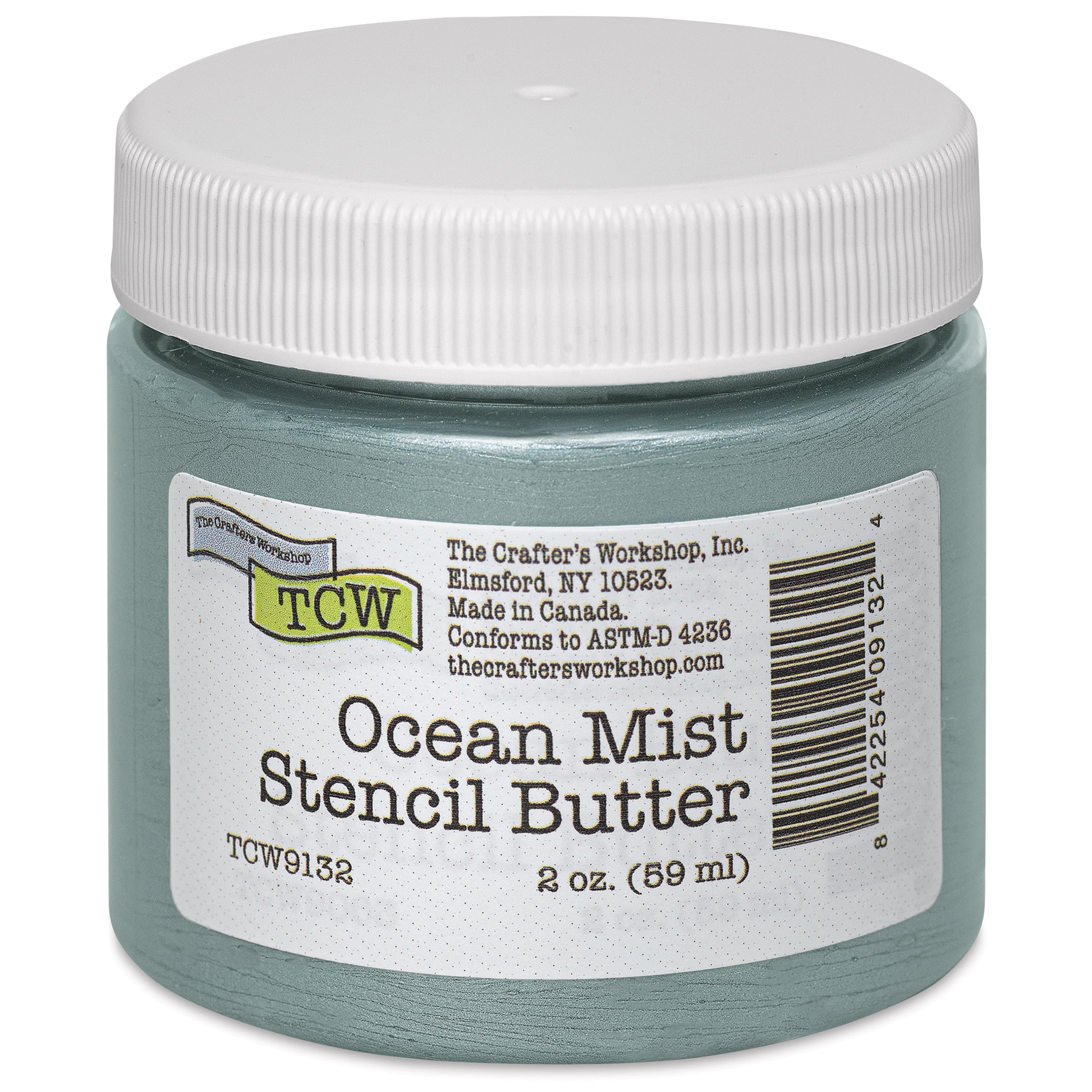 Stencil Butter Acrylic Paint - Ocean Mist, 2 oz, Jar - Walmart.com