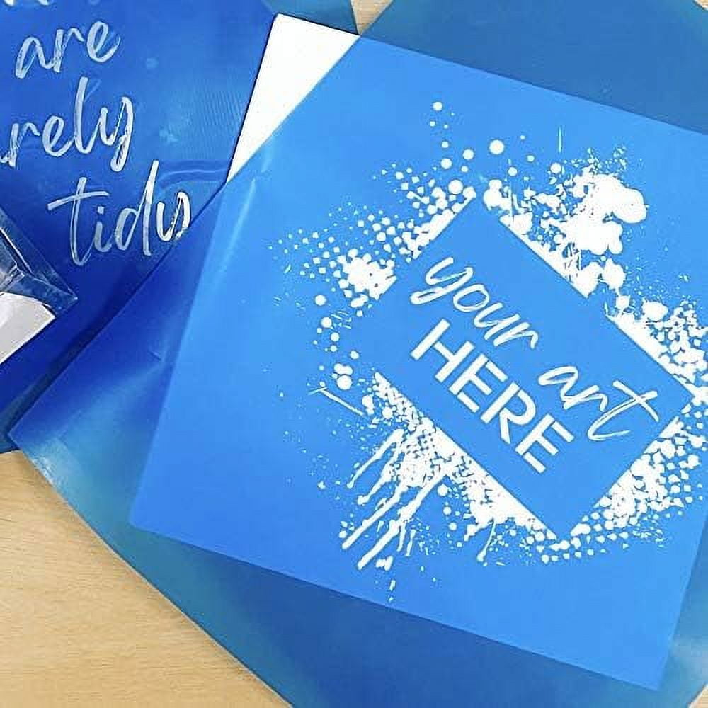 Stencil Making Sheets, Blank 10" x 12" Reusable Stencil Material for ...