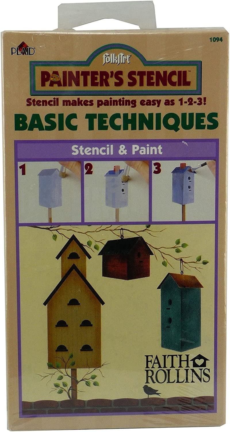 Stencil & Paint Basic Techniques (VHS Tape) - Walmart.com