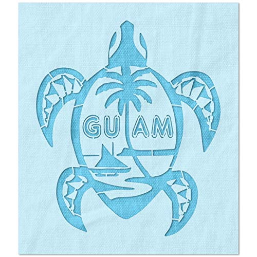 Stencil Stop Guam Turtle Stencil - Reusable for DIY Projects, Painting ...
