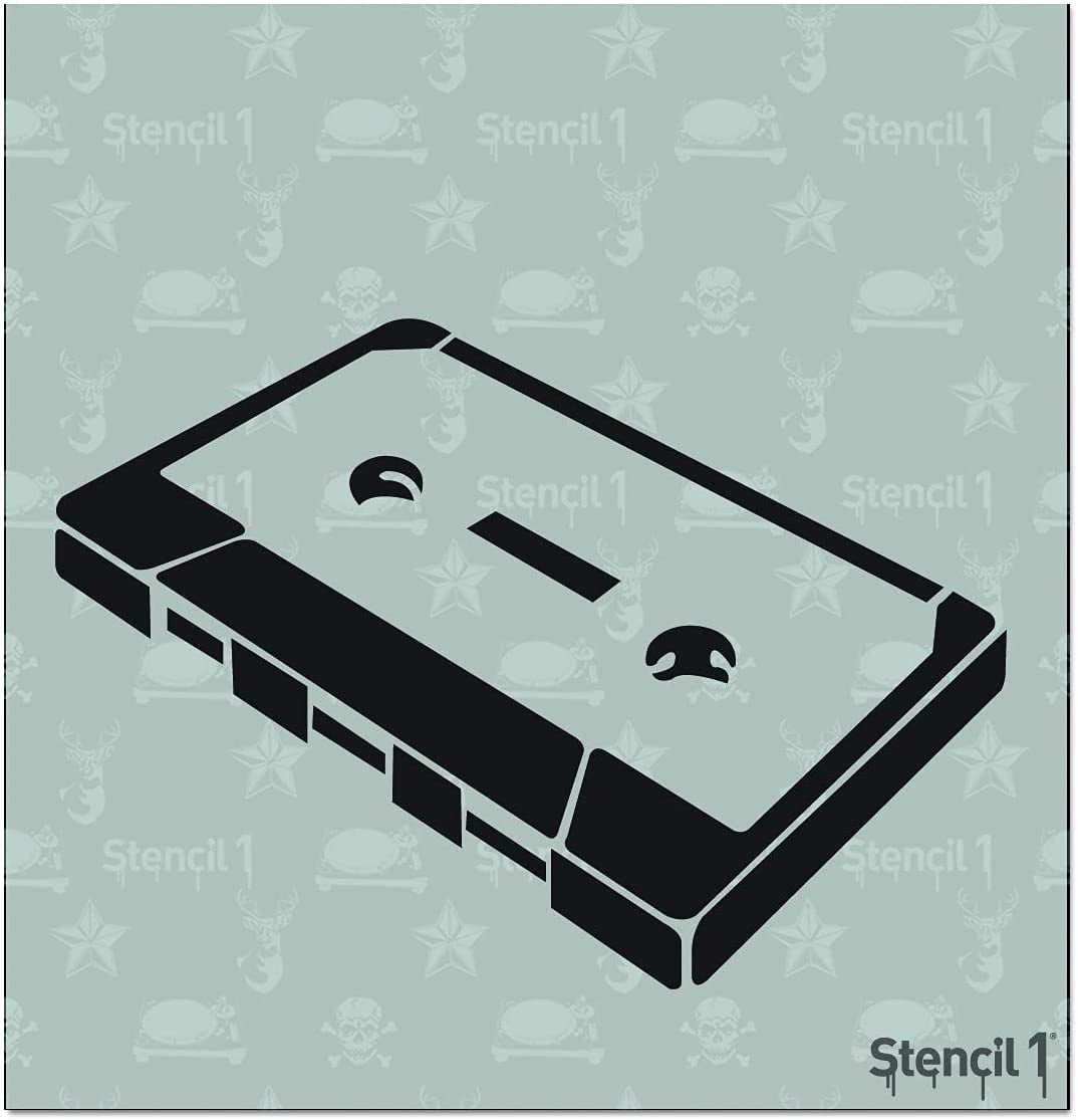 Stencil1 Cassette Stencil Art Craft - 5.75" x 6" - Walmart.com