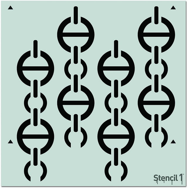 Stencil1 Chains Couture Repeat Pattern Stencil 11" X 11" - Walmart.com