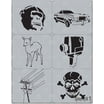 Stencil1 Monsters Stencils 4 Pack - Decorating Items and Décor on Walls ...