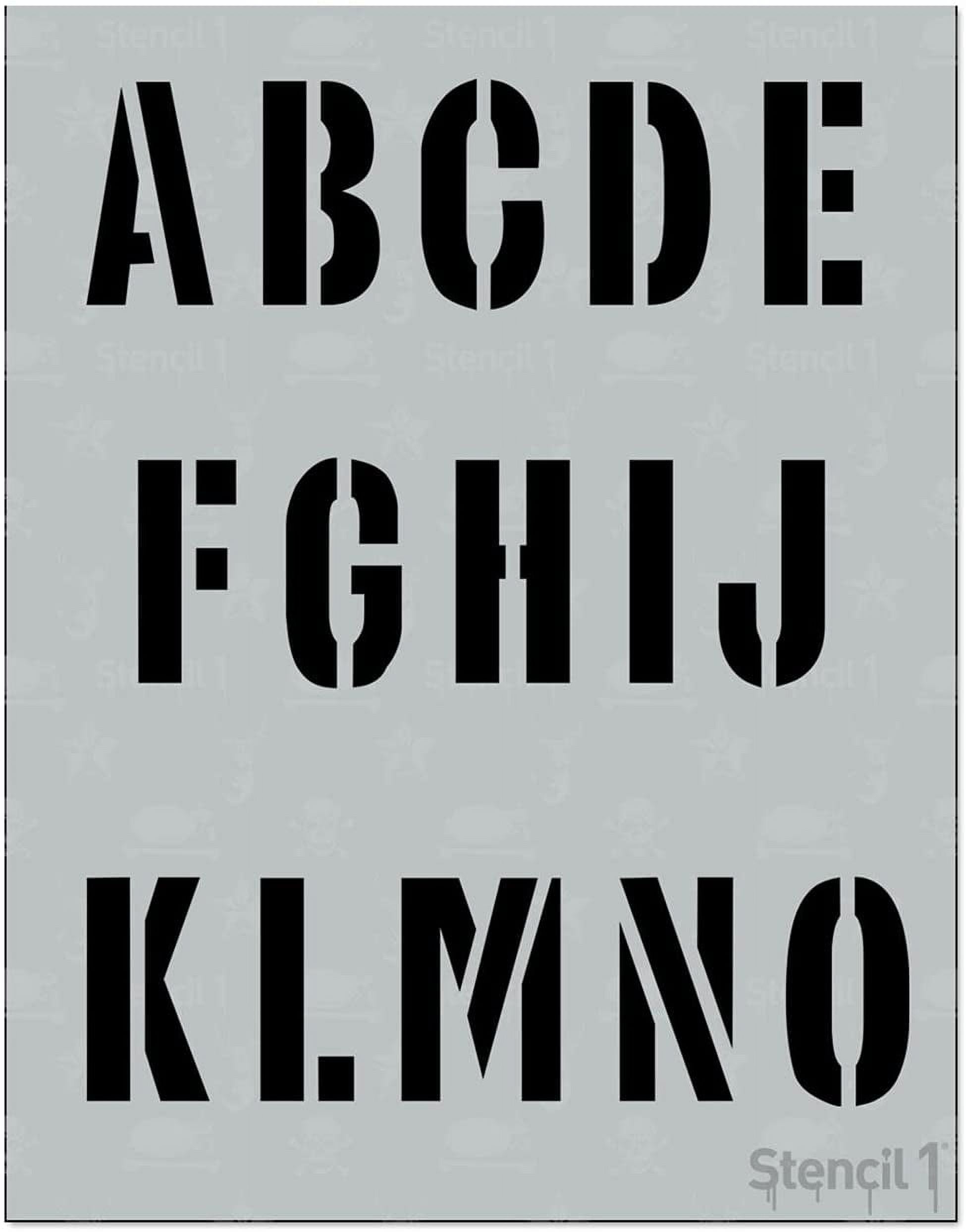 Stencil1 Industrial Font Stencil - Industrial Font Nepal | Ubuy