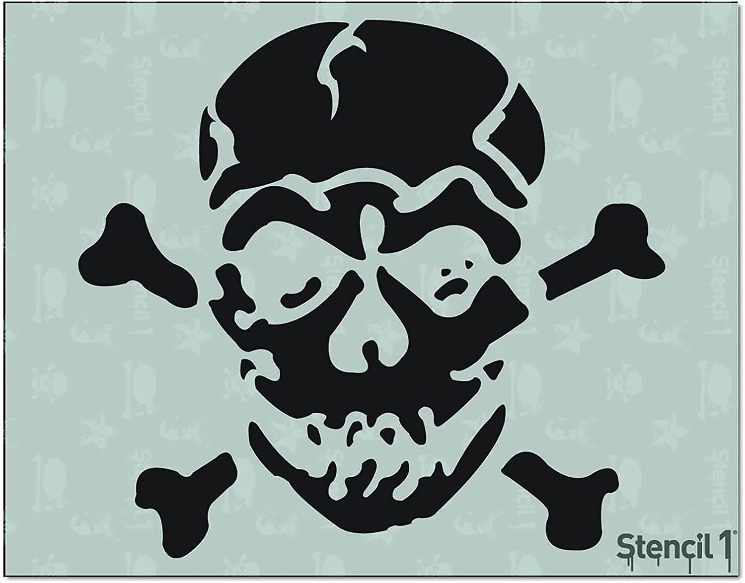 Stencil1 Jolly Roger Art Craft - 8.5" x 11" - Walmart.com