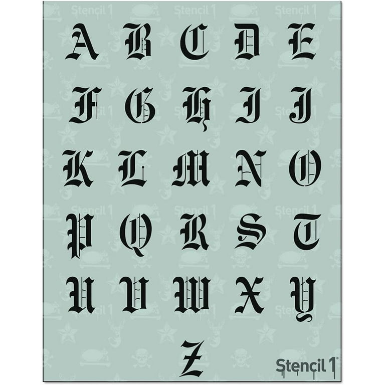 Old English Calligraphy Numbers 160+ Old English Calligraphy Letters