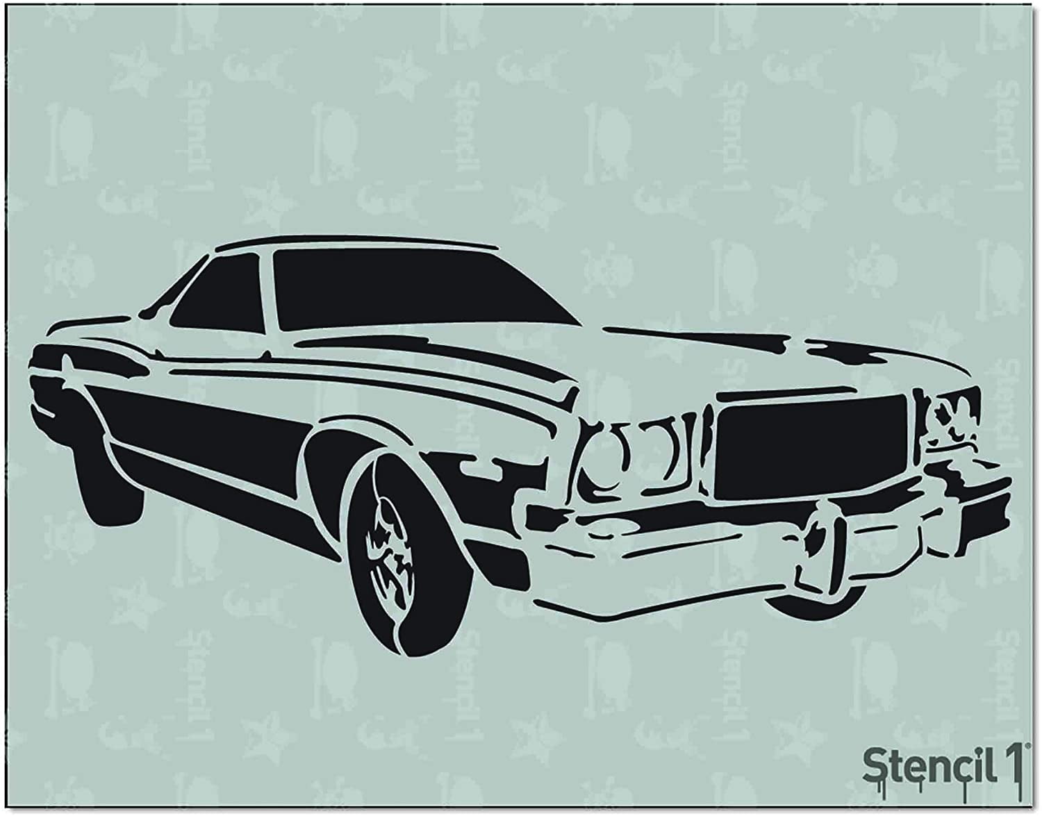 Stencil1 Ranchero Car Single Image Stencil Art Craft - 8.5" x 11 ...