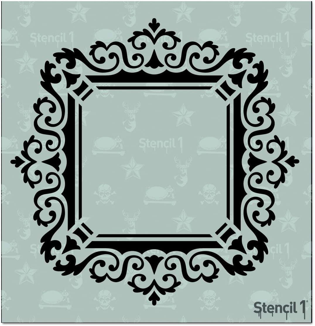 Stencil1 Rococo Picture Frame Set of 4 Stencils for Painting Arts Style ...