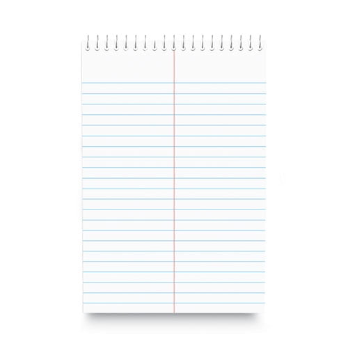 Steno Pads, Gregg Rule, Red Cover, 80 White 6 X 9 Sheets | Bundle of 5 ...