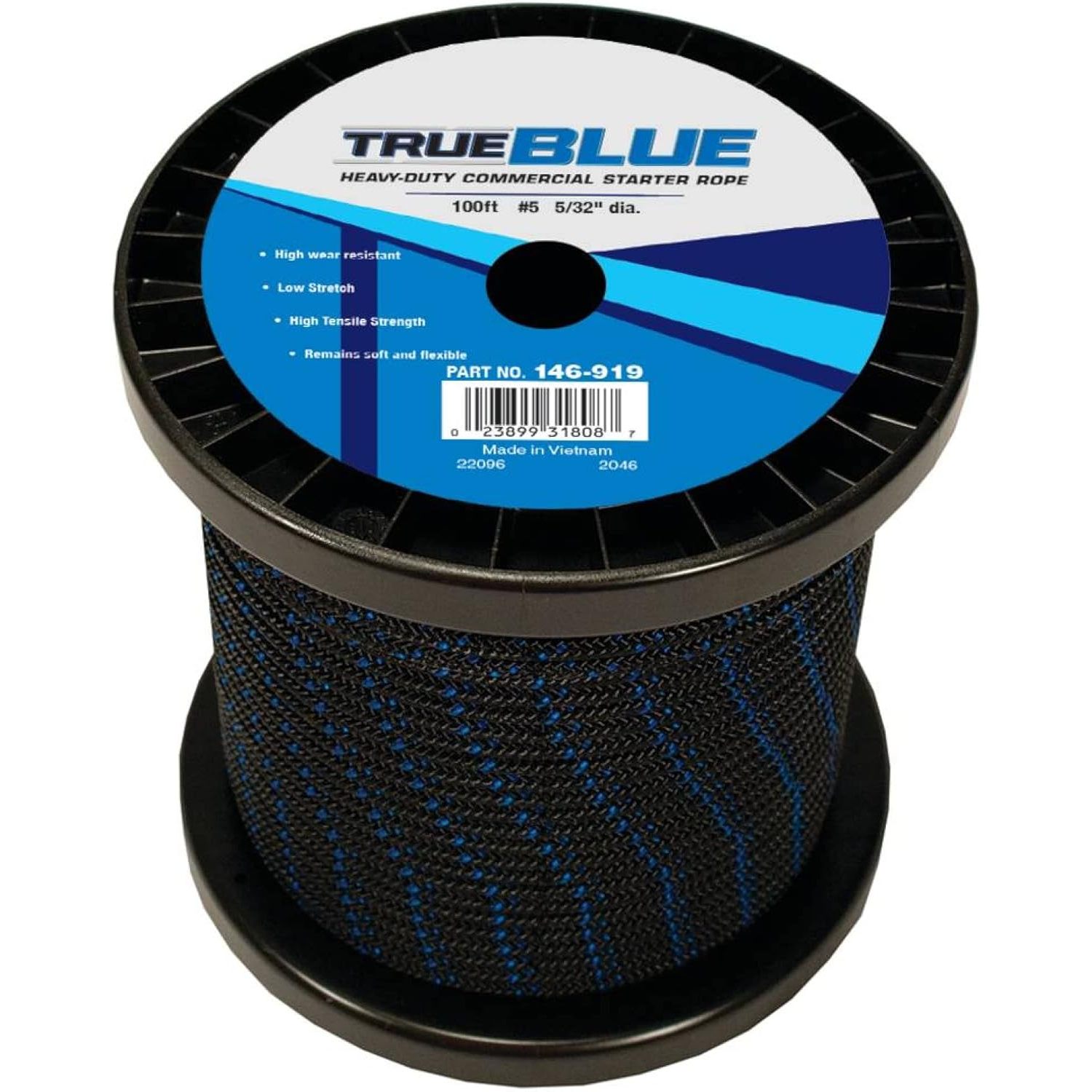 Stens 146-919 Starter Rope 5/32" Diameter, 100' Length, 5 Size ...