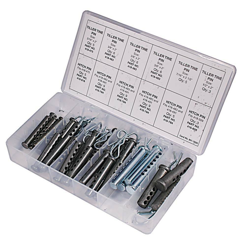 Stens 415-380 Tiller Tine Pin Kit Includes 71 pieces Lawnmower ...