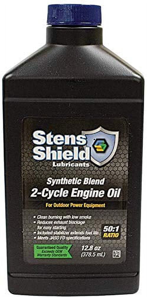 Stens 770-126 2-Cycle 50:1 Synthetic Blend Oil 12.8 oz for Universal ...