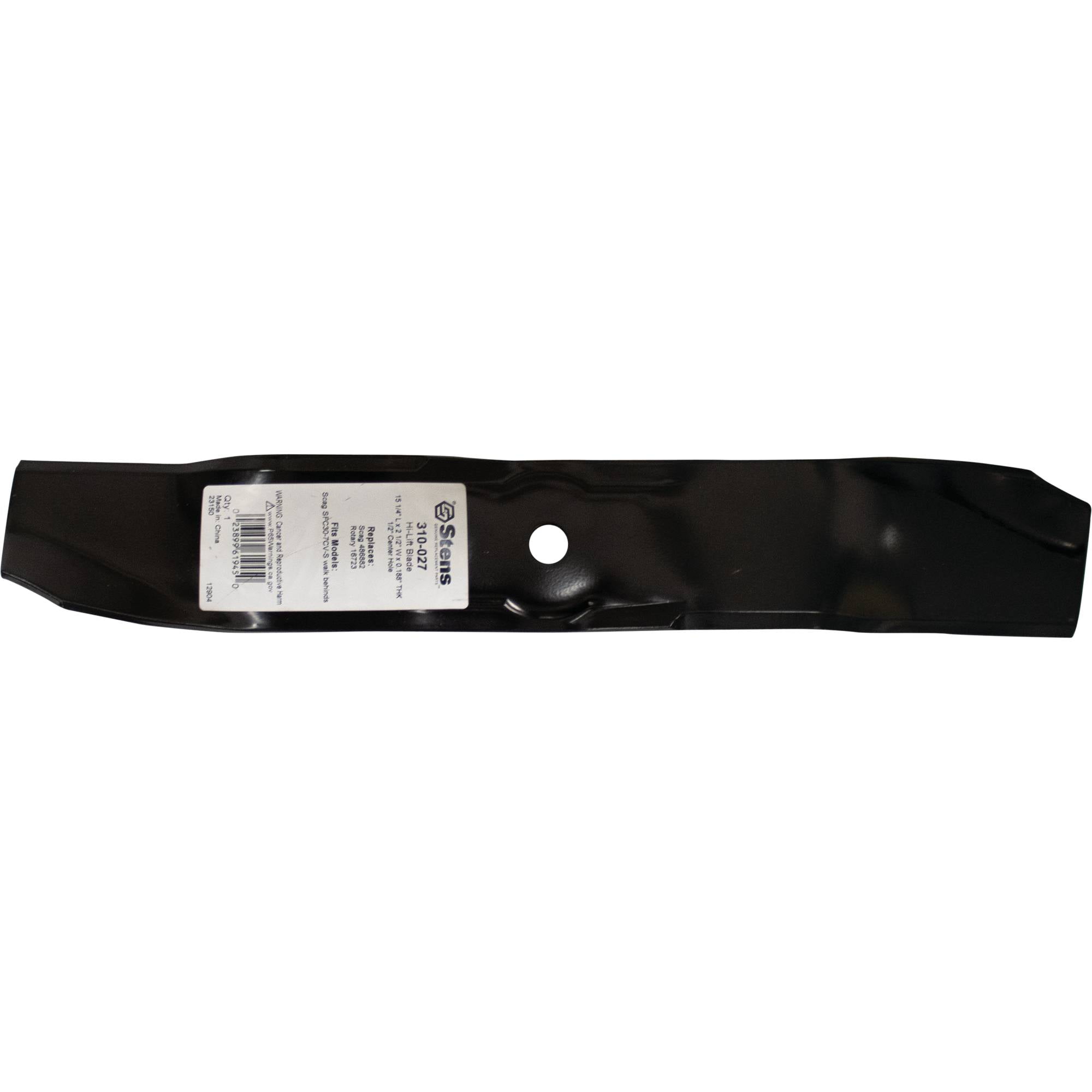 Stens Hi-Lift Blade 310-027 For Scag SFC30-7CV-S walk behinds 486882 1/ ...