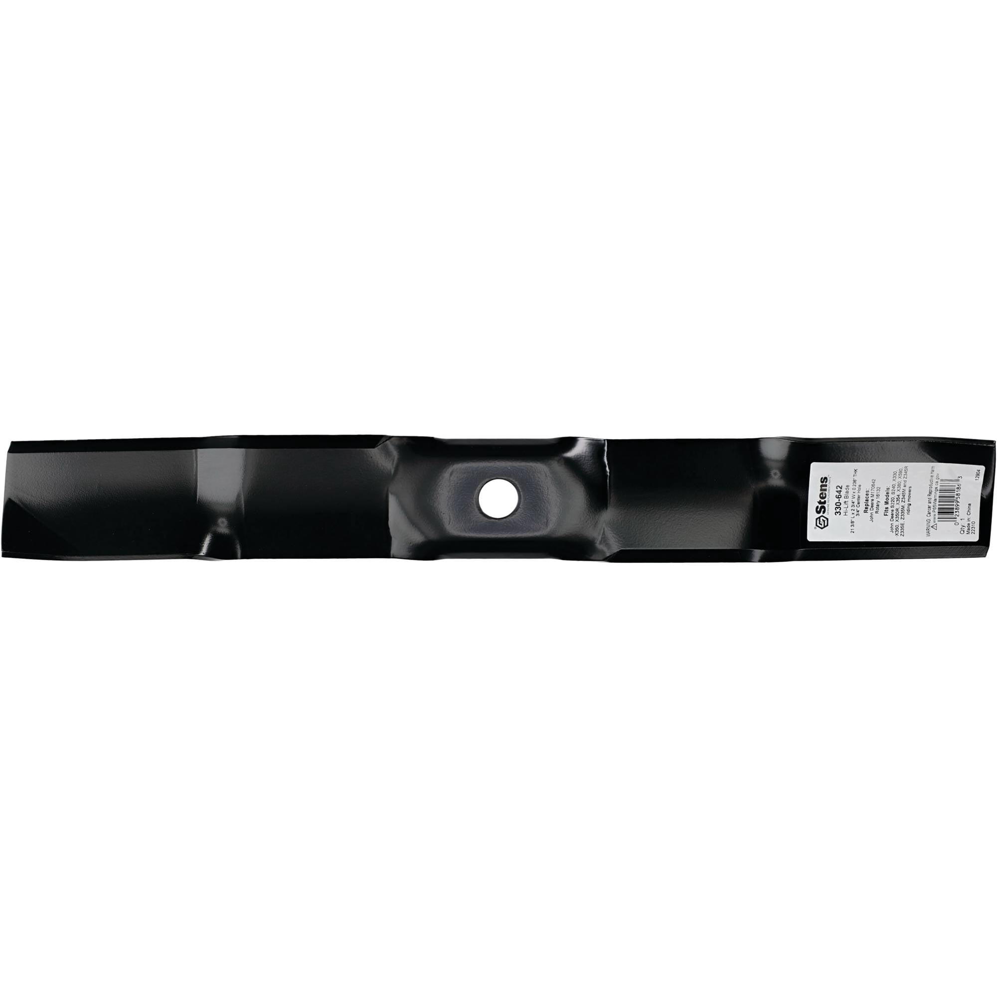 Stens Hi-Lift Blade 330-642 For John Deere S220, S240, X330, X350 ...